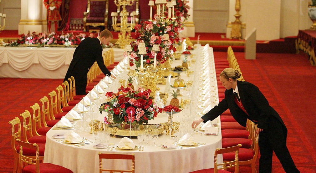 State Banquets at Buckingham Palace