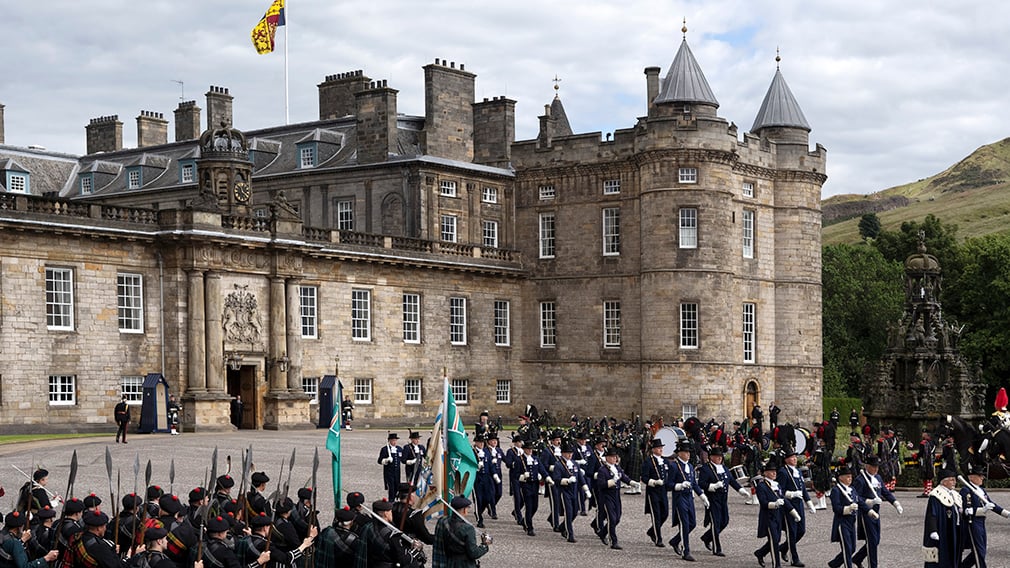 The Palace of Holyroodhouse today