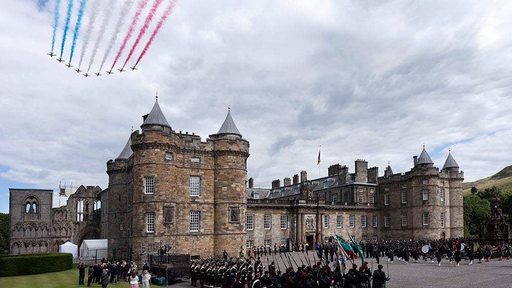 The Palace of Holyroodhouse today