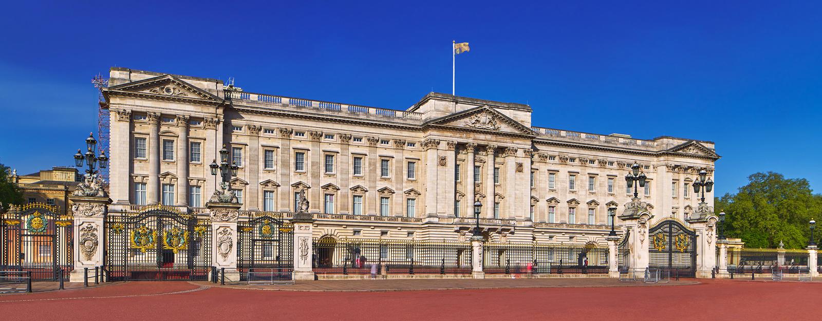Buckingham Palace on a sunny day